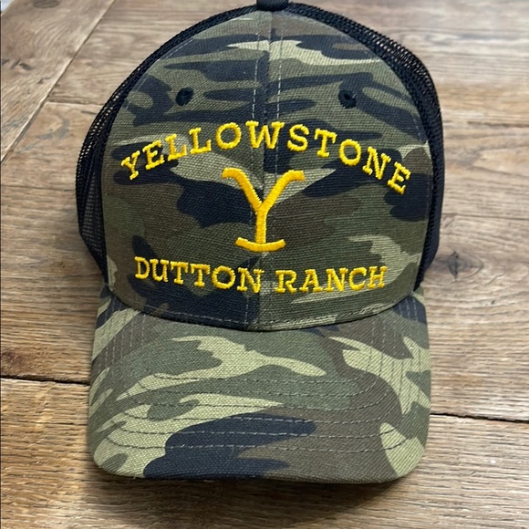 Yellowstone | Accessories | Yellowstone Dutton Ranch Camouflage Hat ...